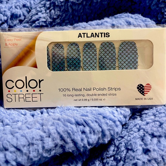 Color Street | Makeup | Rare Retired Color Street Atlantis Small ...